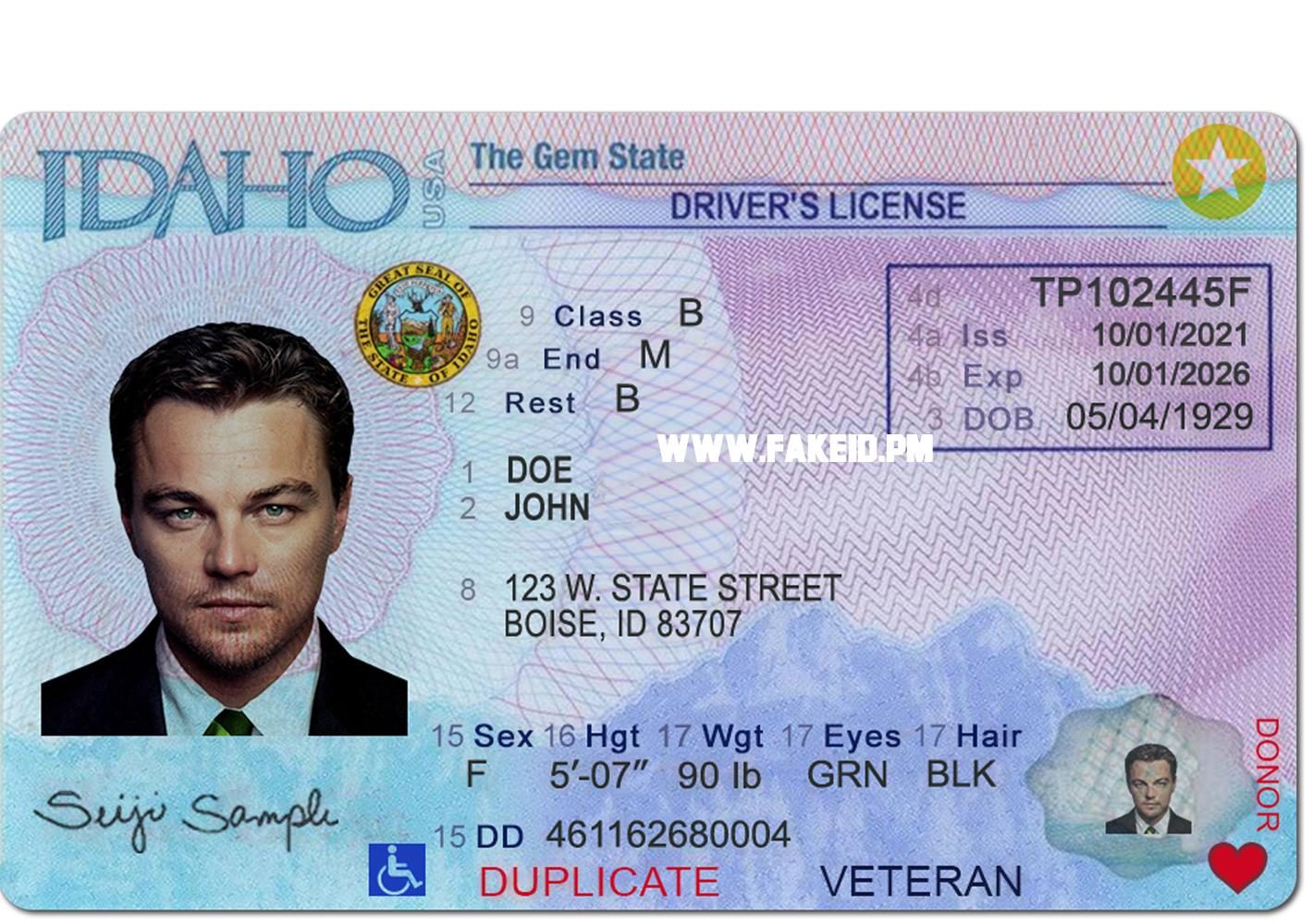 Idaho Fake Driver License - Fake Id Online | Buy Best Fake IDS