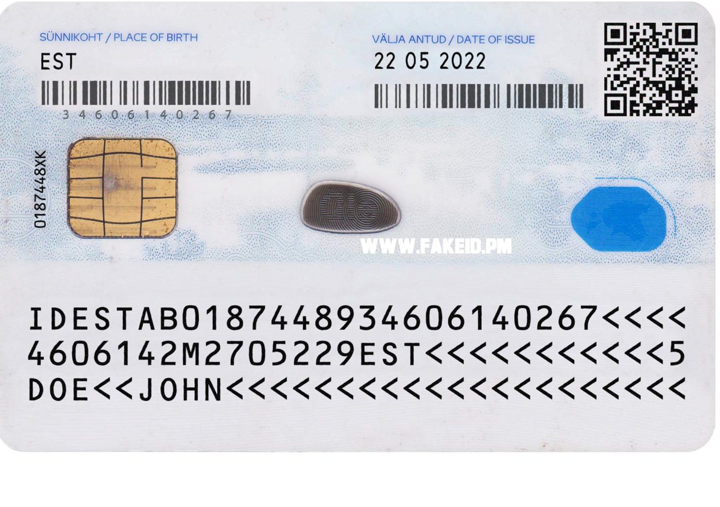 Estonia V3 Fake Id Card Scannable - Fake Id Online | Buy Best Fake IDS