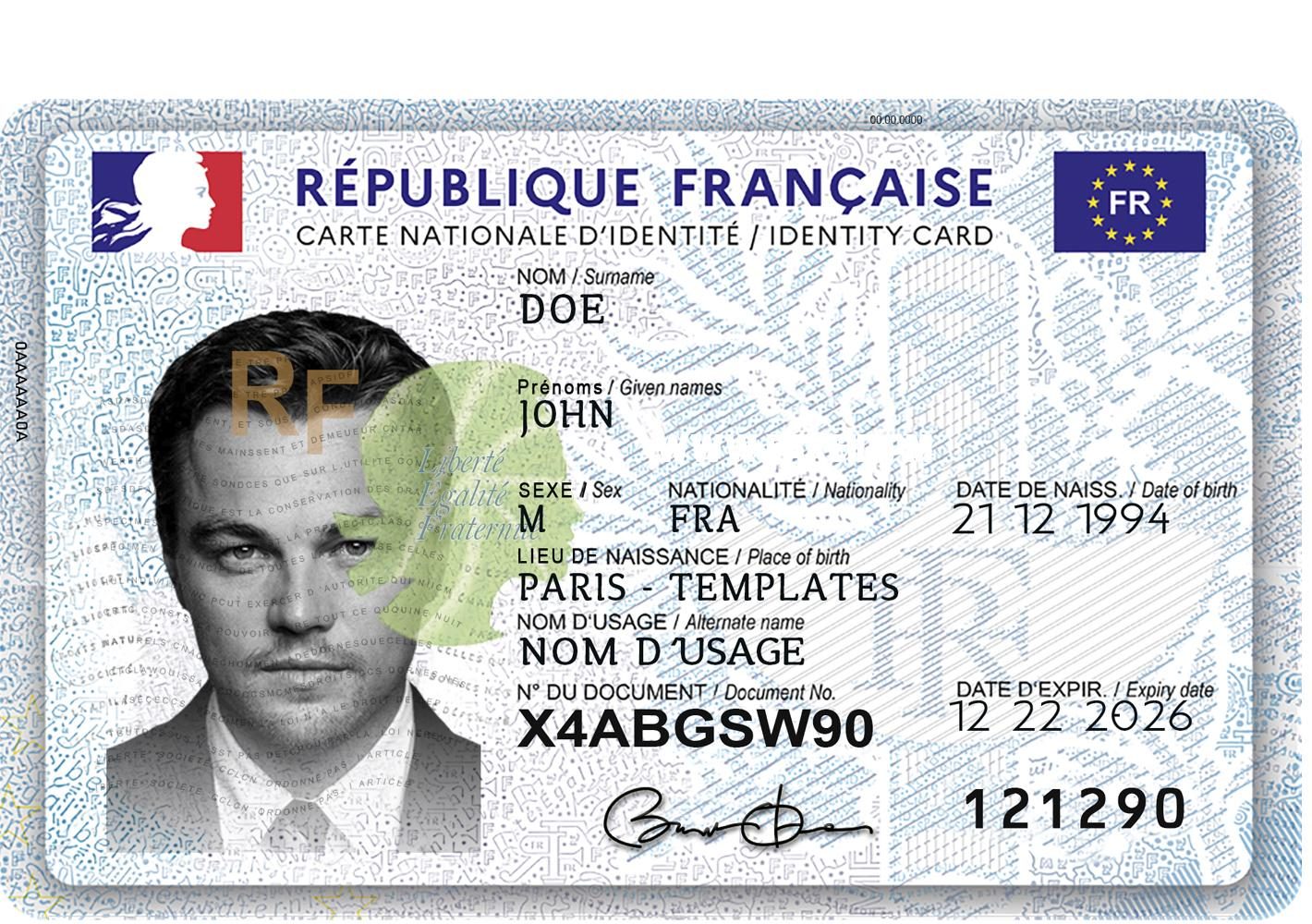 France Fake Id Card Scannable V2 - Fake Id Online | Buy Best Fake IDS